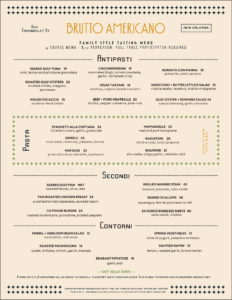 Italian Restaurants New Orleans - Brutto Americano