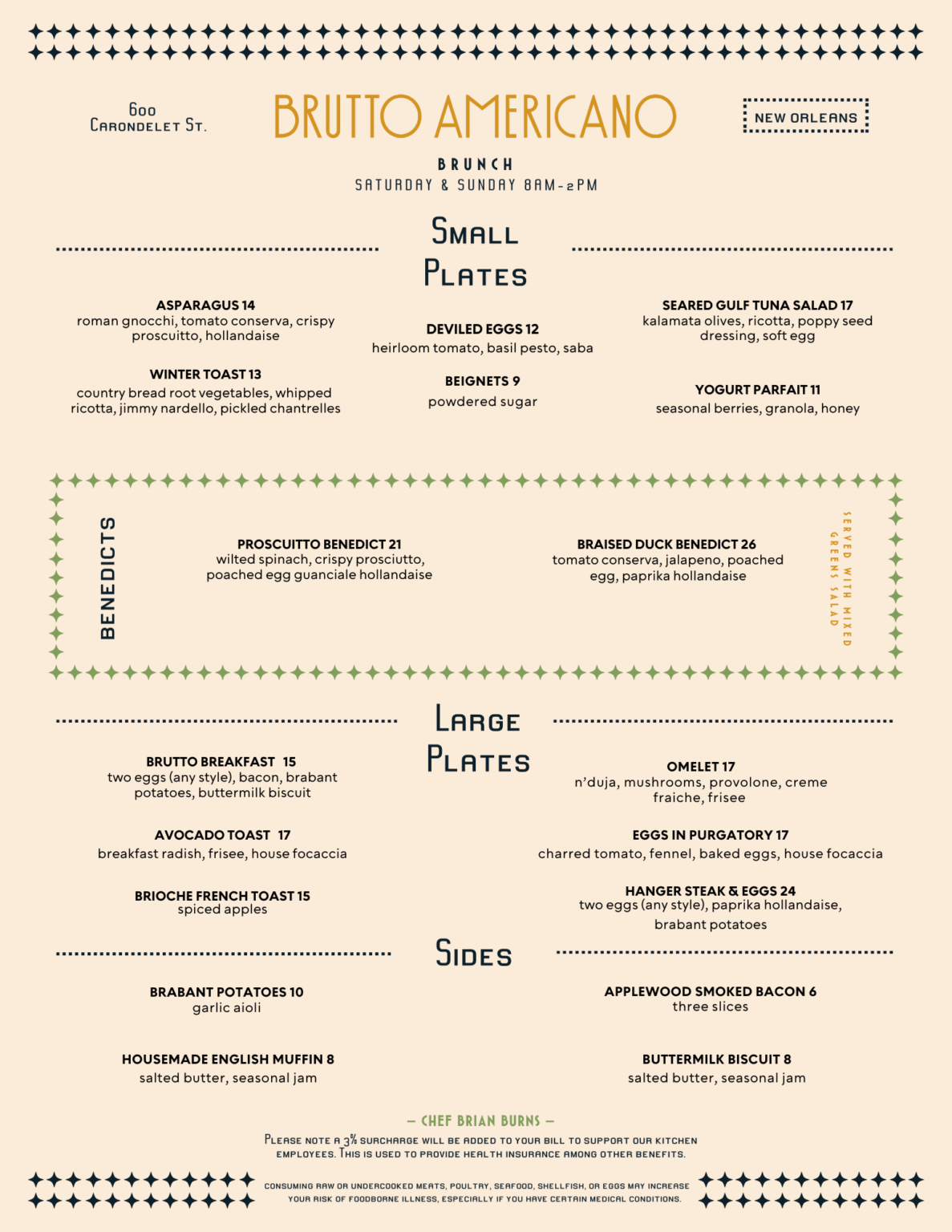 Italian Restaurants New Orleans - Brutto Americano